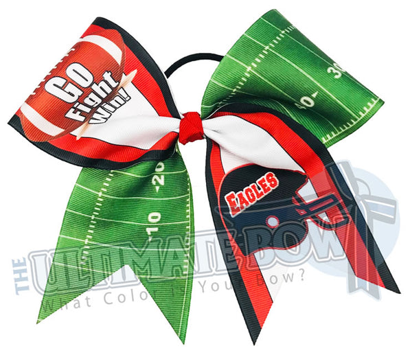 Go Fight Win - Football Cheer Bow | Team Cheer Bow