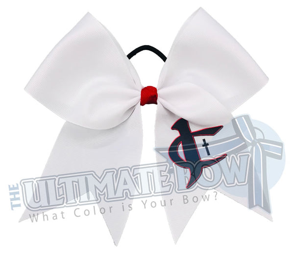 Custom Logo Cheer Bow | Personalized Bow | Branded Cheer Bow
